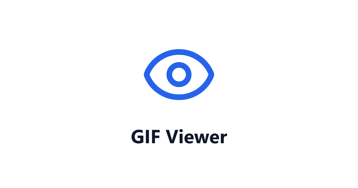 GIF Viewer - Open GIF Files Online