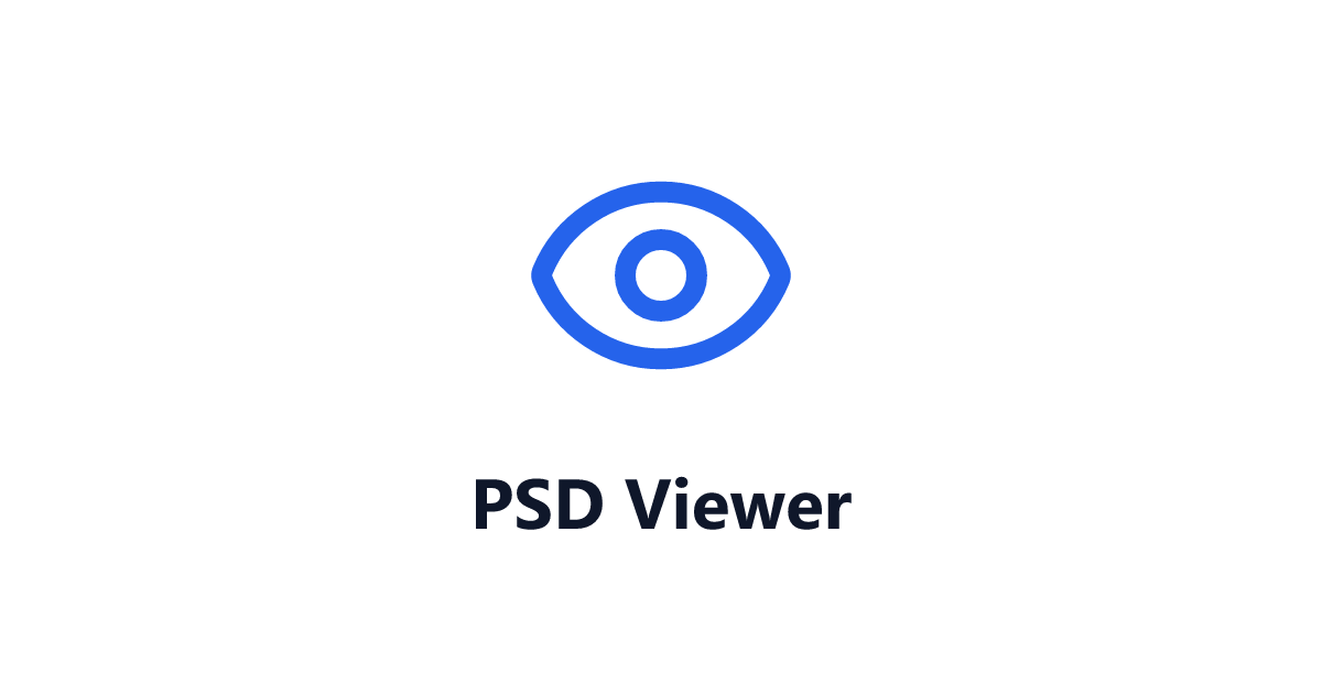 PSD Viewer - Open PSD Files Online