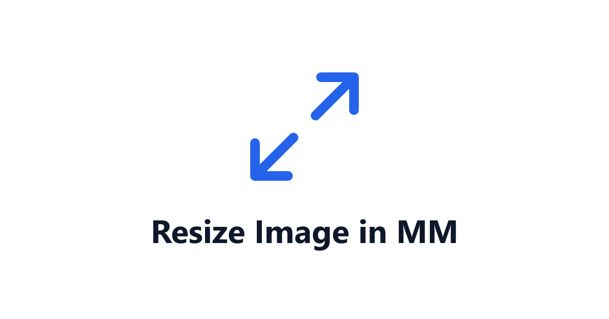Resize Image in MM - Millimeter Photo Resizer